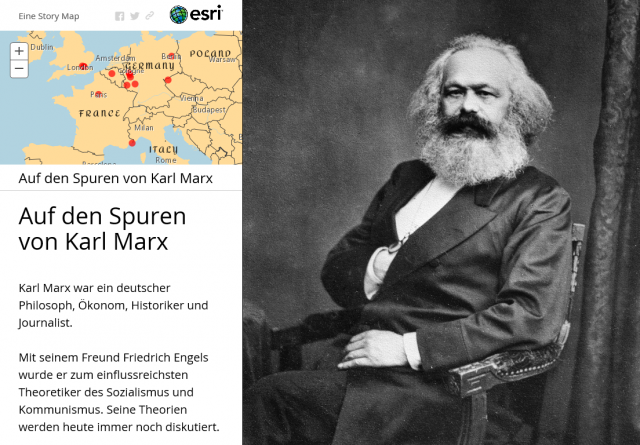 Karl Marx Story Map - ArcGIS Blog