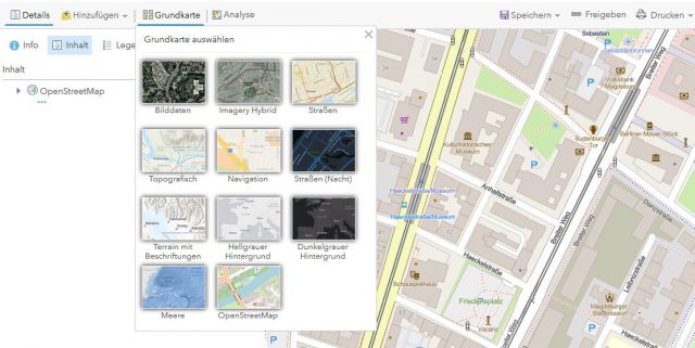 Neue OpenStreetMap Vector Basemap